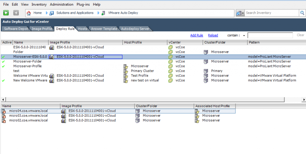 GUI para o vSphere Auto Deploy - Solutions4Crowds